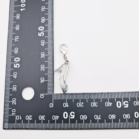 Disney | Jewelry | Disney Cinderella Glass Slipper Charm | Poshmark